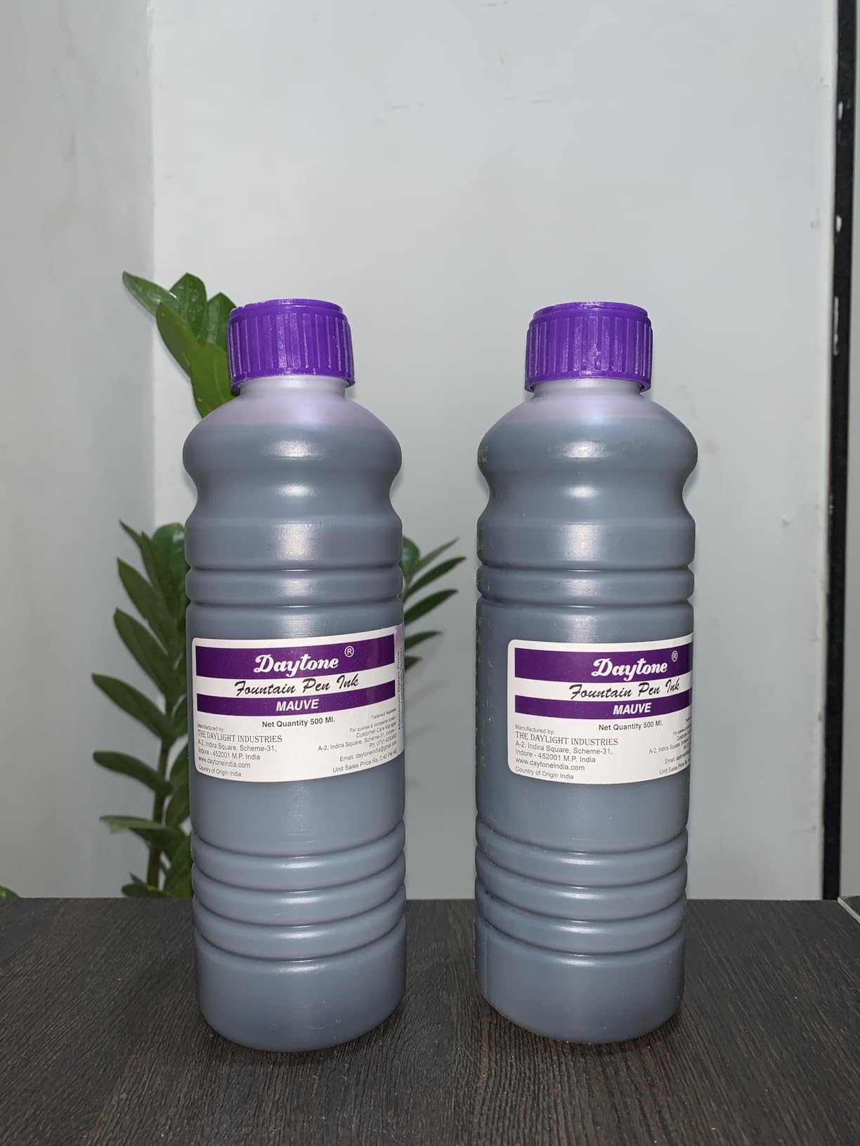 Daytone Fountain Pen Ink Mauve 500 Ml. Pack of 2 : Amazon.in: Office ...
