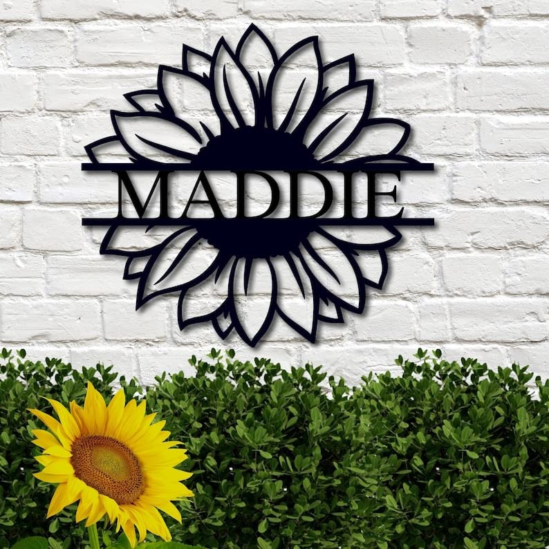 Amazon.com: POLOMANOR Sunflower Gifts for Her, Sunflower Decor, Metal ...