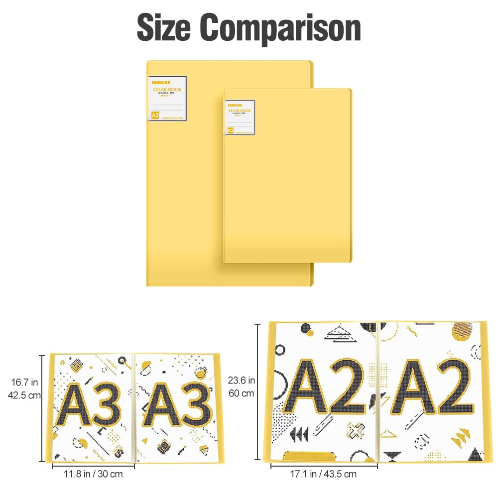 A2 Diamond Painting Storage Book, 60 Views Art Portfolio Presentations ...
