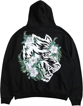 Amazon.co.jp: [Darc Sport] OHANA NATIVE WOLF PIERCE HOODIE PARKA ダルク ...