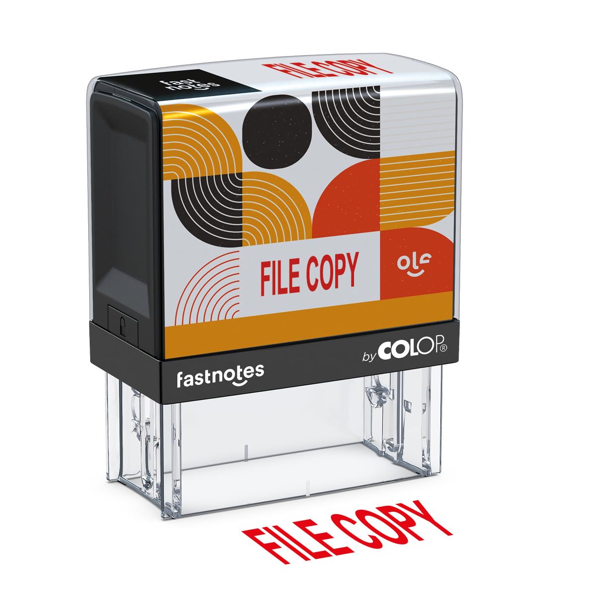 Amazon.com: Fastnotes File Copy Self-Inking Rubber Stamp by COLOP ...