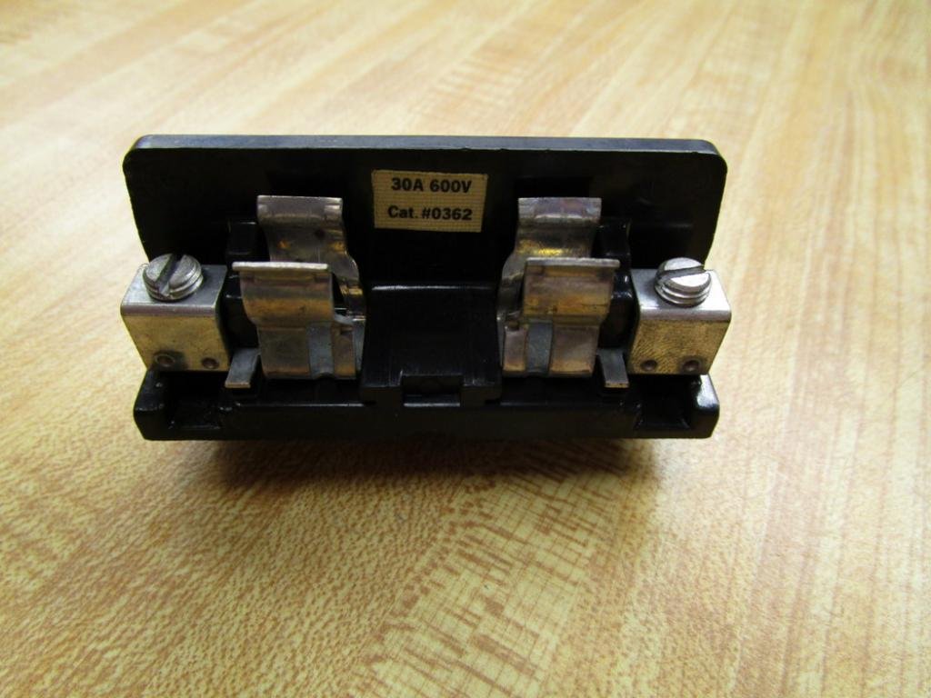 BUCHANAN TERMINAL BLOCKS 1-1437397-5 Fuse Terminal Block Black Dovetail ...