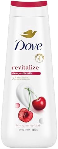 Amazon.com : Dove Body Wash Revitalize Cherry and Chia Milk For 24hr ...