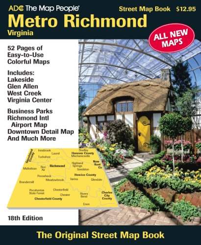 ADC Metro Richmond, Virginia: Street Map Book: ADC, the Map People ...