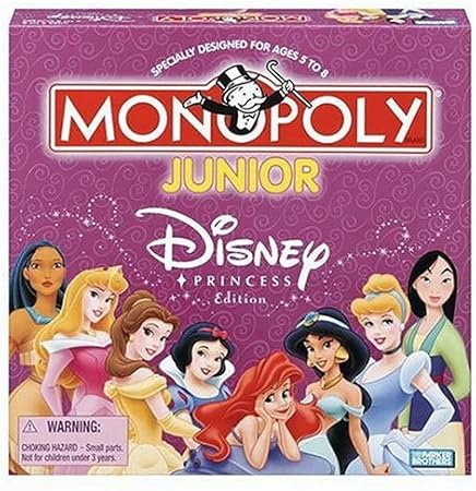 Amazon.com: Monopoly Junior Disney Princess : Toys & Games
