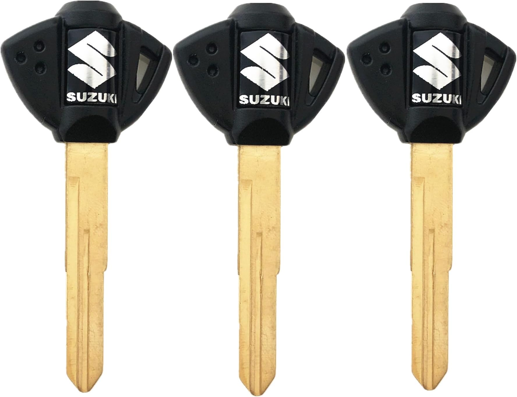 Amazon.com: iTobest 3x Motorcycle Blank Key Uncut Blade For Suzuki GSXR ...