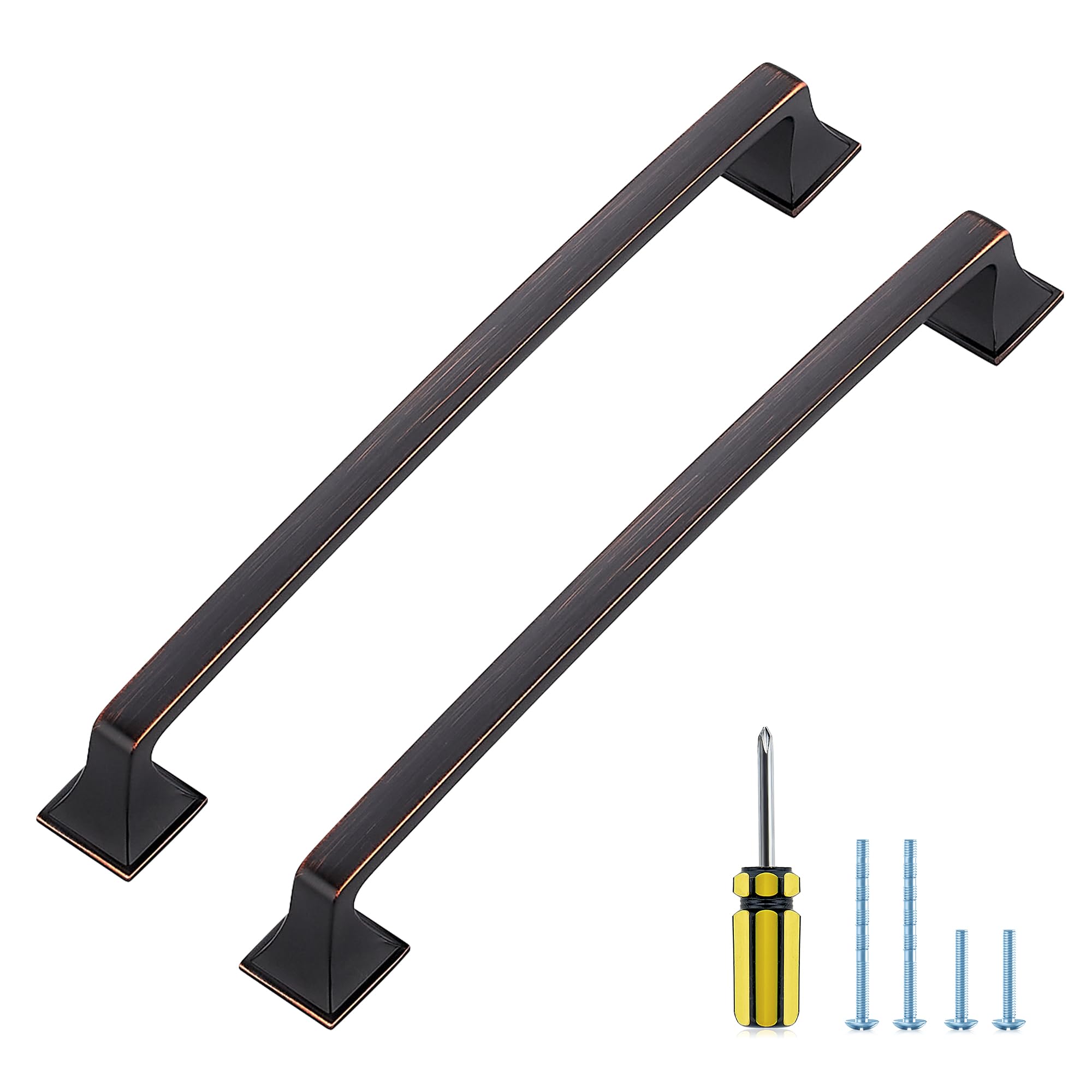 Snapklik.com : 15 Pack Kitchen Cabinet Handles 7-1/2 Inch Hole Center ...
