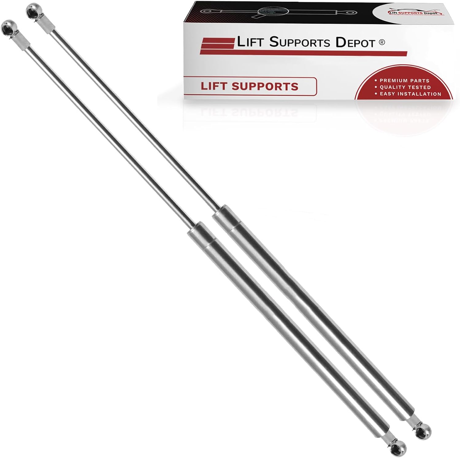 Amazon.com: Lift Supports Depot Qty (2) 20 Inch 60lbs 10mm Cup Ends ...