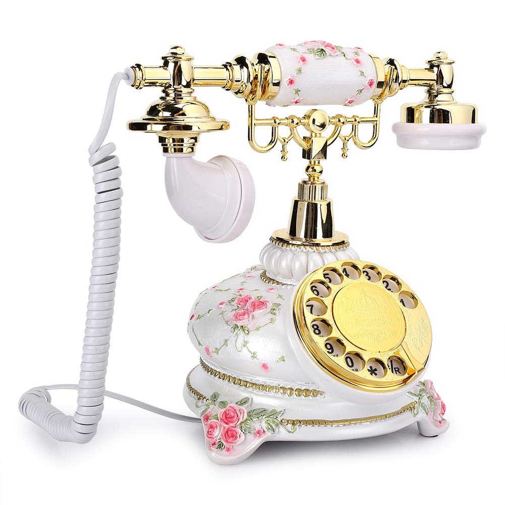 Landline Phone, Desktop Decorative Telephones Old Fashioned Rotating ...