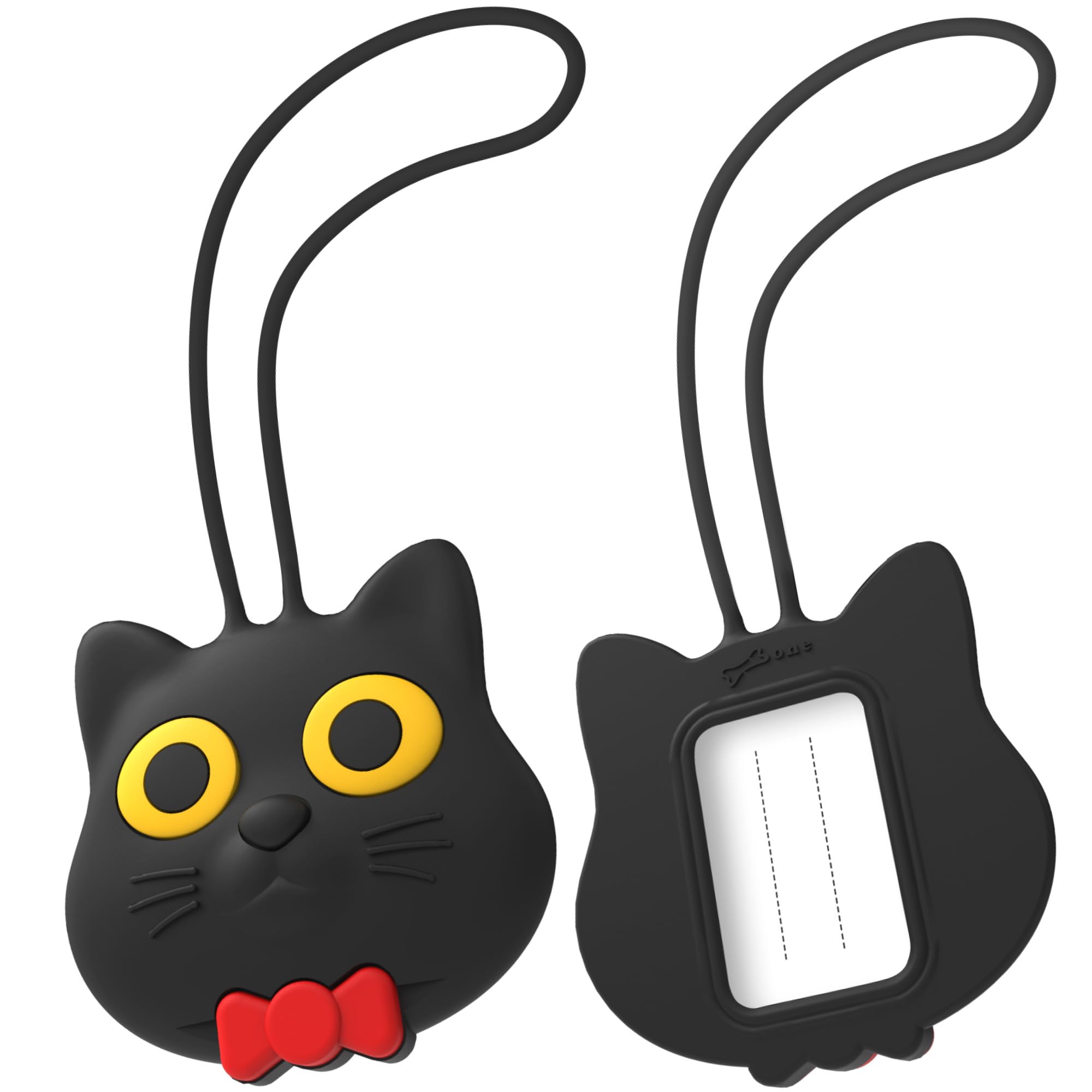 Amazon.com: BONE Character Luggage Tag with Waterproof & Reusable Name ...