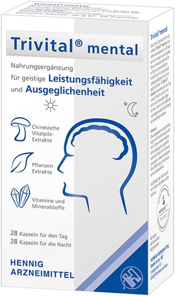 TRIVITAL mental: Für geistige Leistungsfähigkeit und Ausgeglichenheit ...
