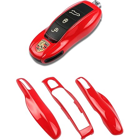 Amazon.com: Carbon Fiber Porsche Key Cover Key Fob Cover Replacement ...