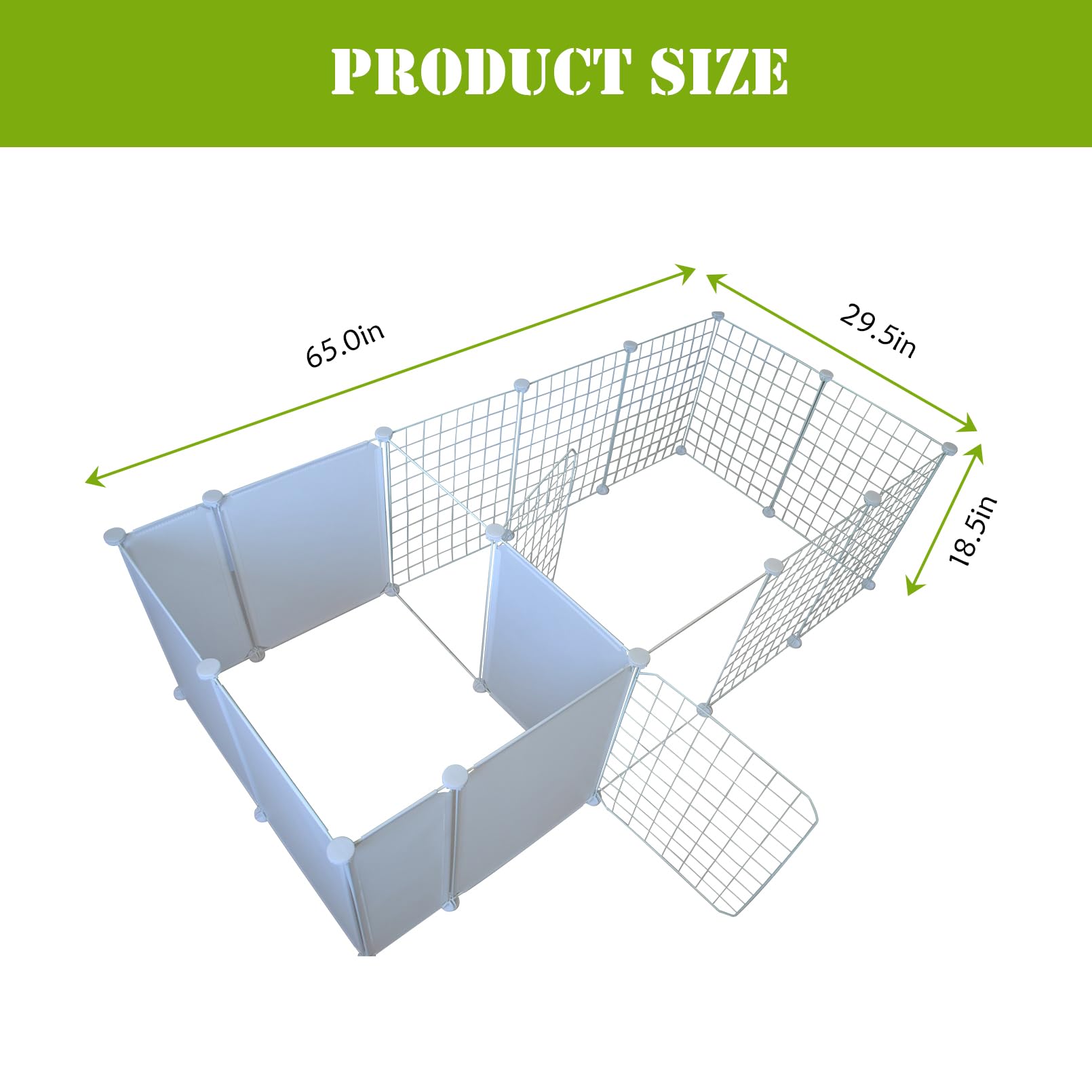 MUYG Xpen for Dogs, Pet Playpen with Door Portable Metal Wire Dog Play ...