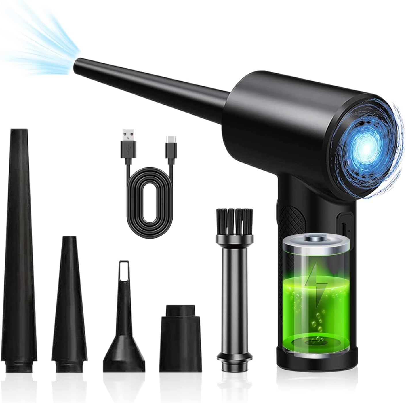 Amazon.com: Strongest Compressed Air Duster, Electric Air Duster ...