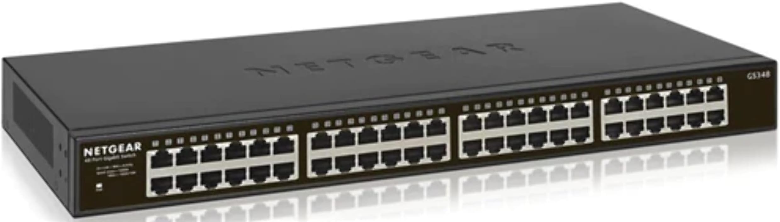 NETGEAR 48-Port Gigabit Ethernet Unmanaged PoE+ Switch (GS348PP) - with ...