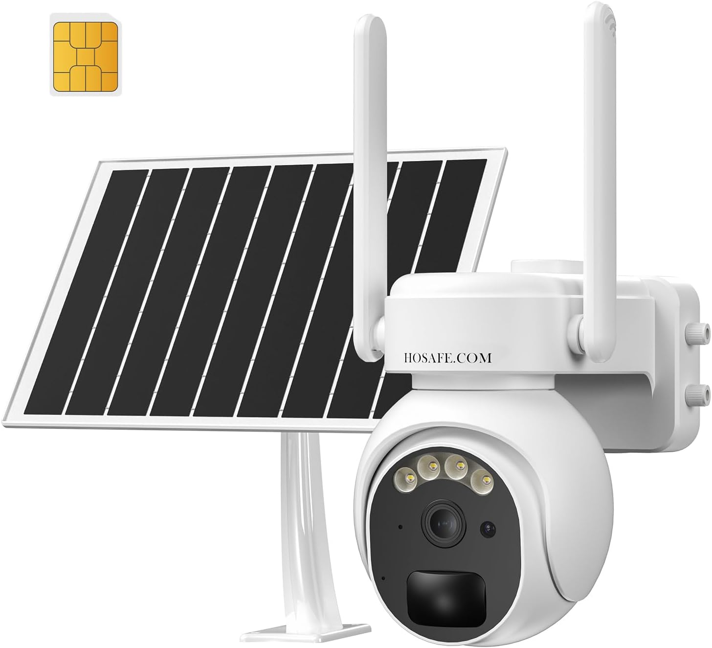 GENBOLT 4G LTE Solar Security Camera Outdoor Wireless 2K, 6W 12000mAh ...
