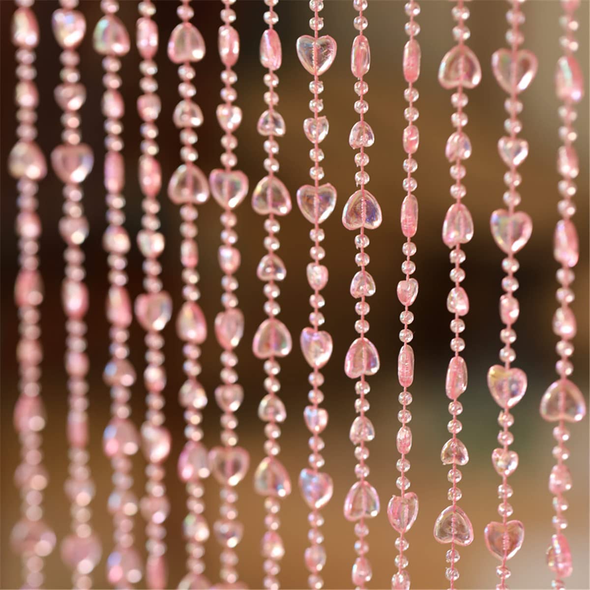Amazon.com: ECYC Ltd 20 Strings 3.3 Feet Long Acrylic Beaded Curtain ...