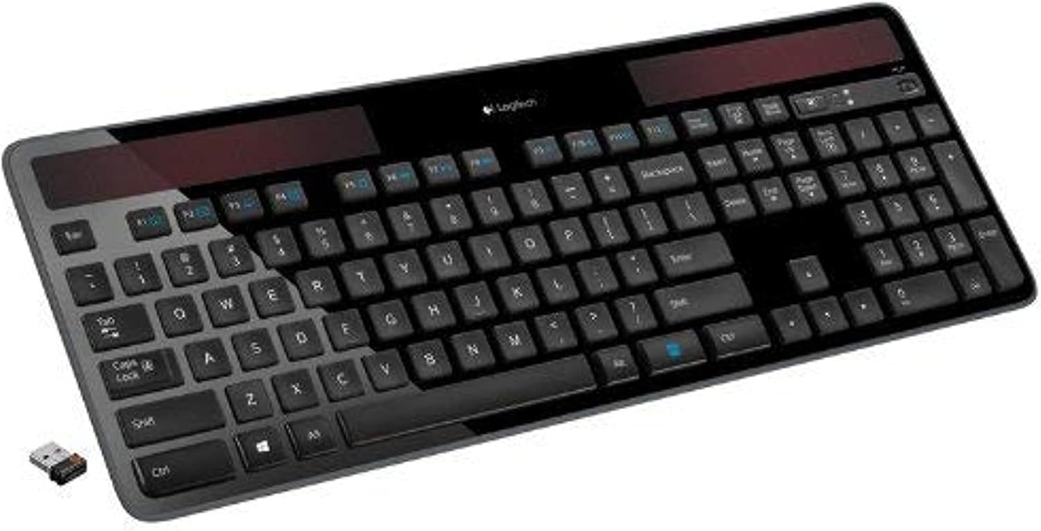 Amazon.com: Logitech K750 Wireless Solar Keyboard for Windows Solar ...