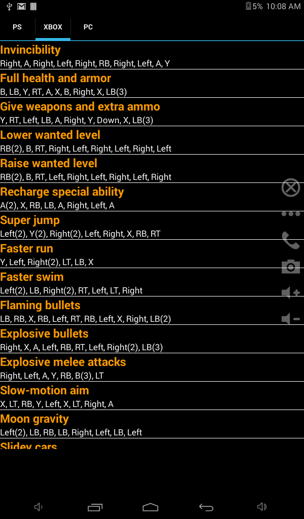 Cheats for Gta v lite - App on Amazon Appstore