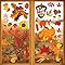 Amazon.com: Fall Window Clings for Glass Thanksgiving Clings Decor for ...