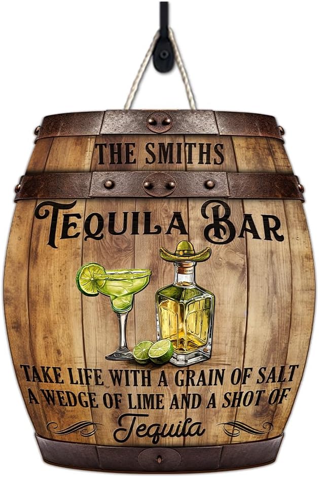 Amazon.com: N Namesiss All Over Printed, Personalized Tequila Bar Sign ...
