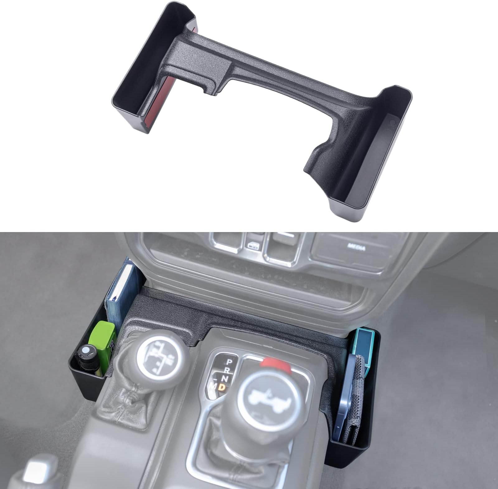 Amazon.com: JL JLU JT Gear Shift Organizer, Center Console Shift ...