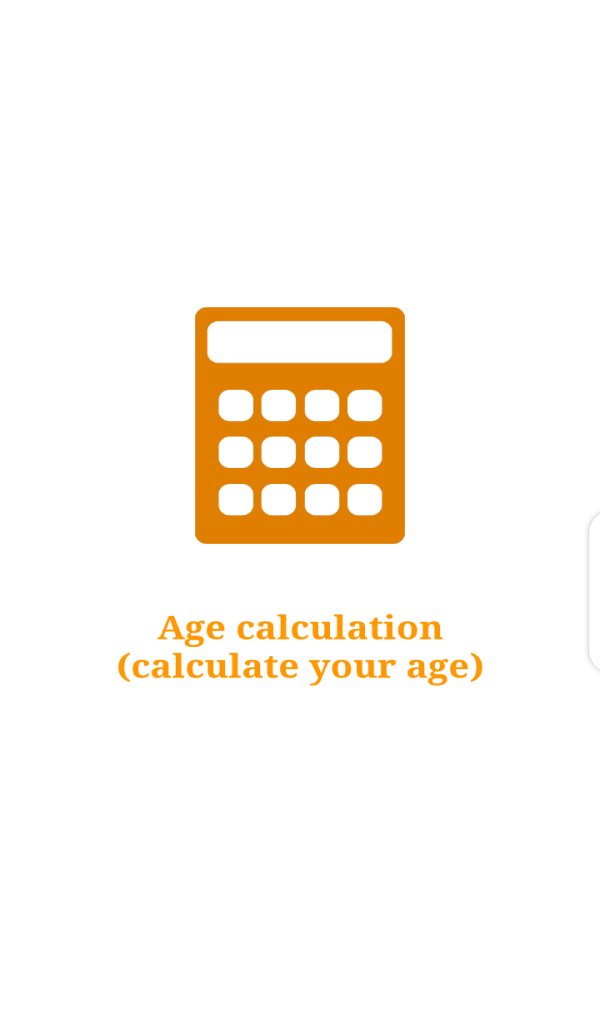 Age calculation Calculate age (calculate your age) - App on Amazon Appstore