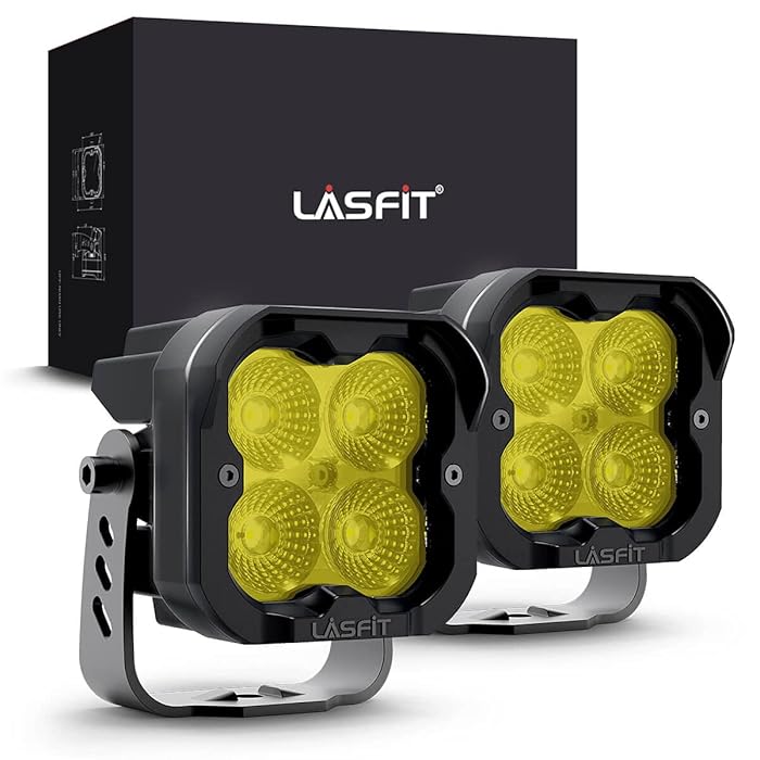 Buy LASFIT Led Pods, Light Pods for Car Trucks,2 Pcs 3inch 18w Flood ...