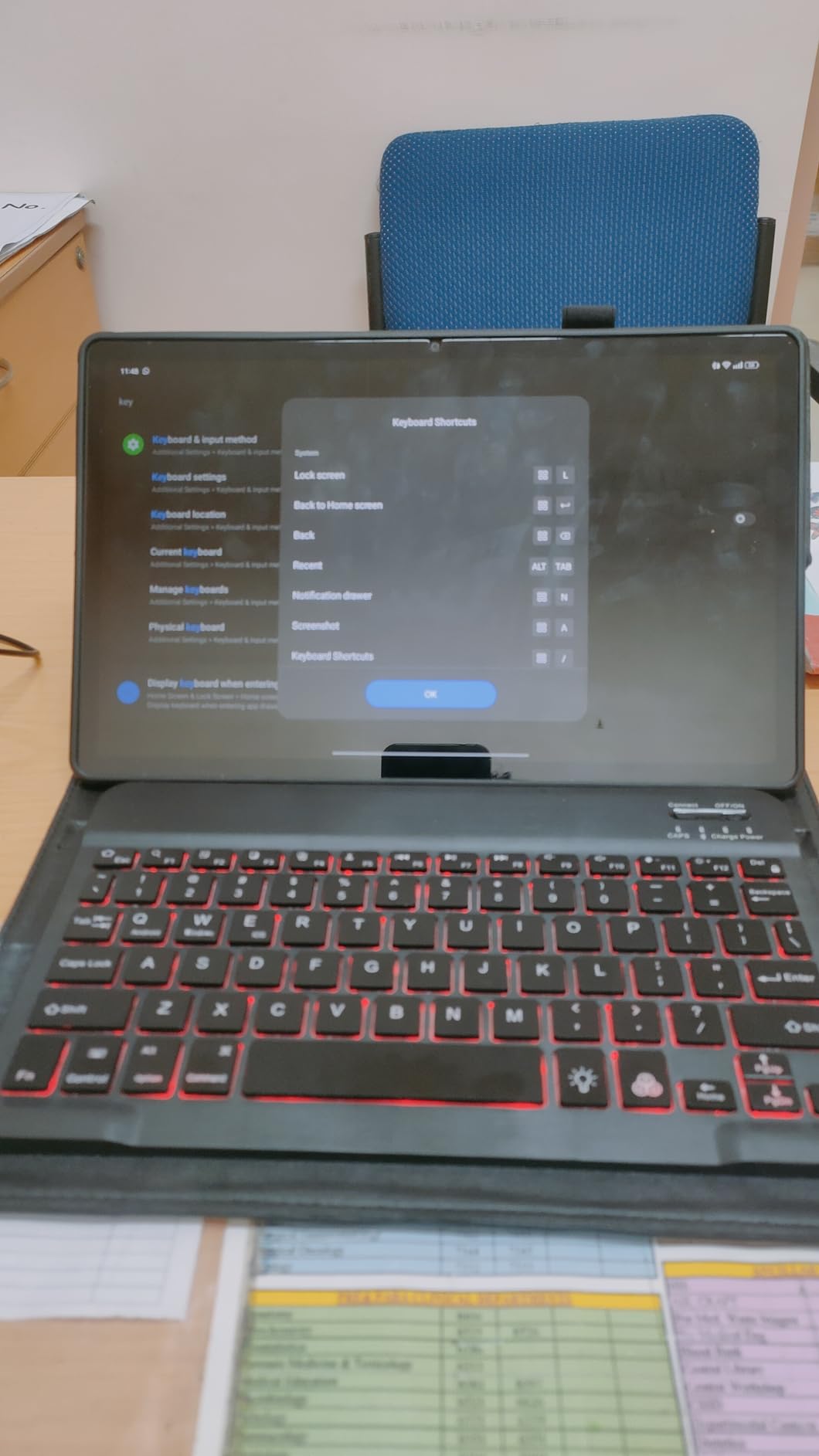 HOM 3 Fold Wireless Bluetooth Keyboard with Detachable Tablet Case ...