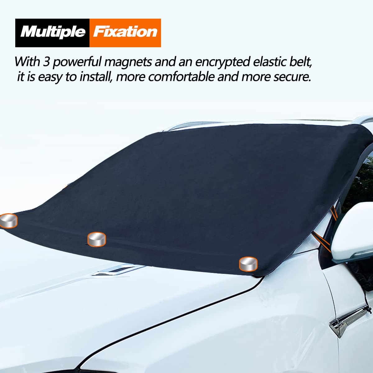 Snapklik.com : AUQDD All-Weather Universal Windshield Sunscreen Cover ...