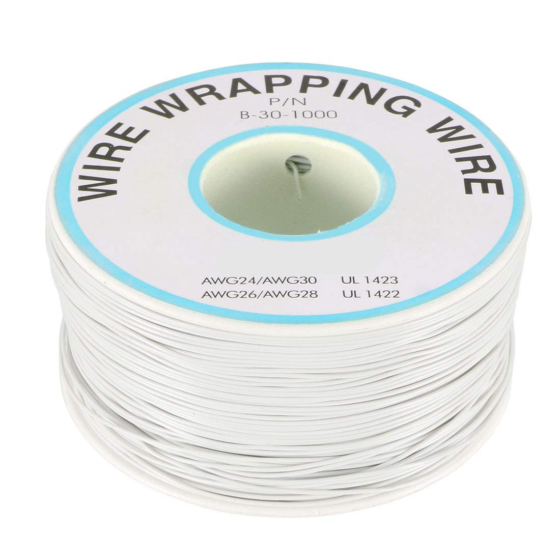 uxcell AWG30 656.2FT Breadboard Wrapping Wire PCB Weld PVC Coated Tin ...