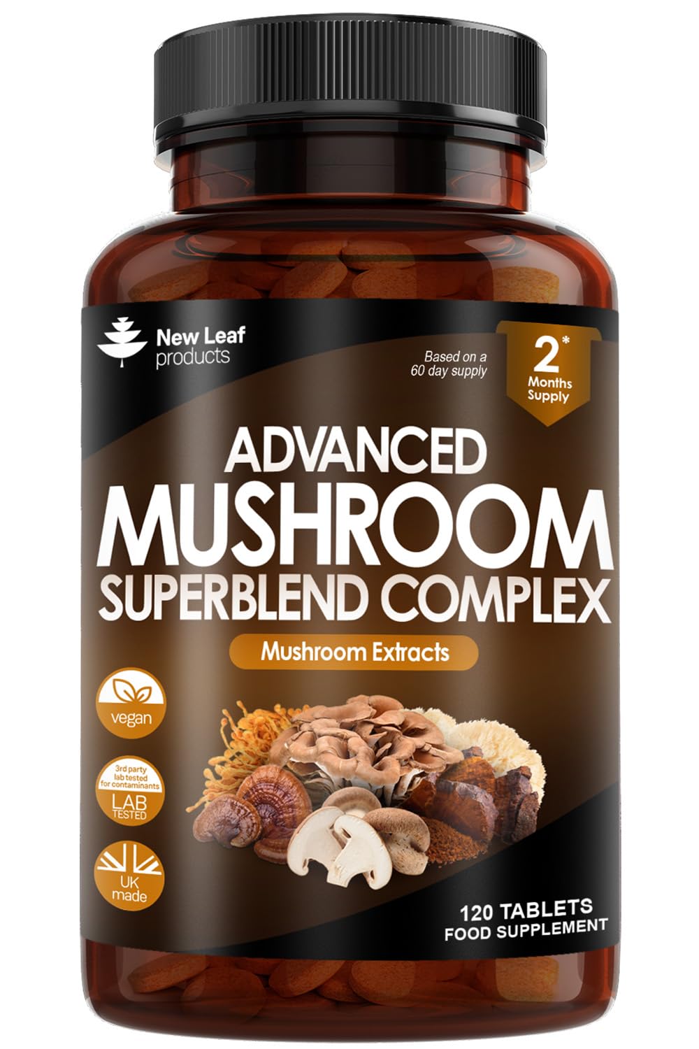 Mushroom Complex - Lions Mane Mushroom Cordyceps Mushroom Chaga ...