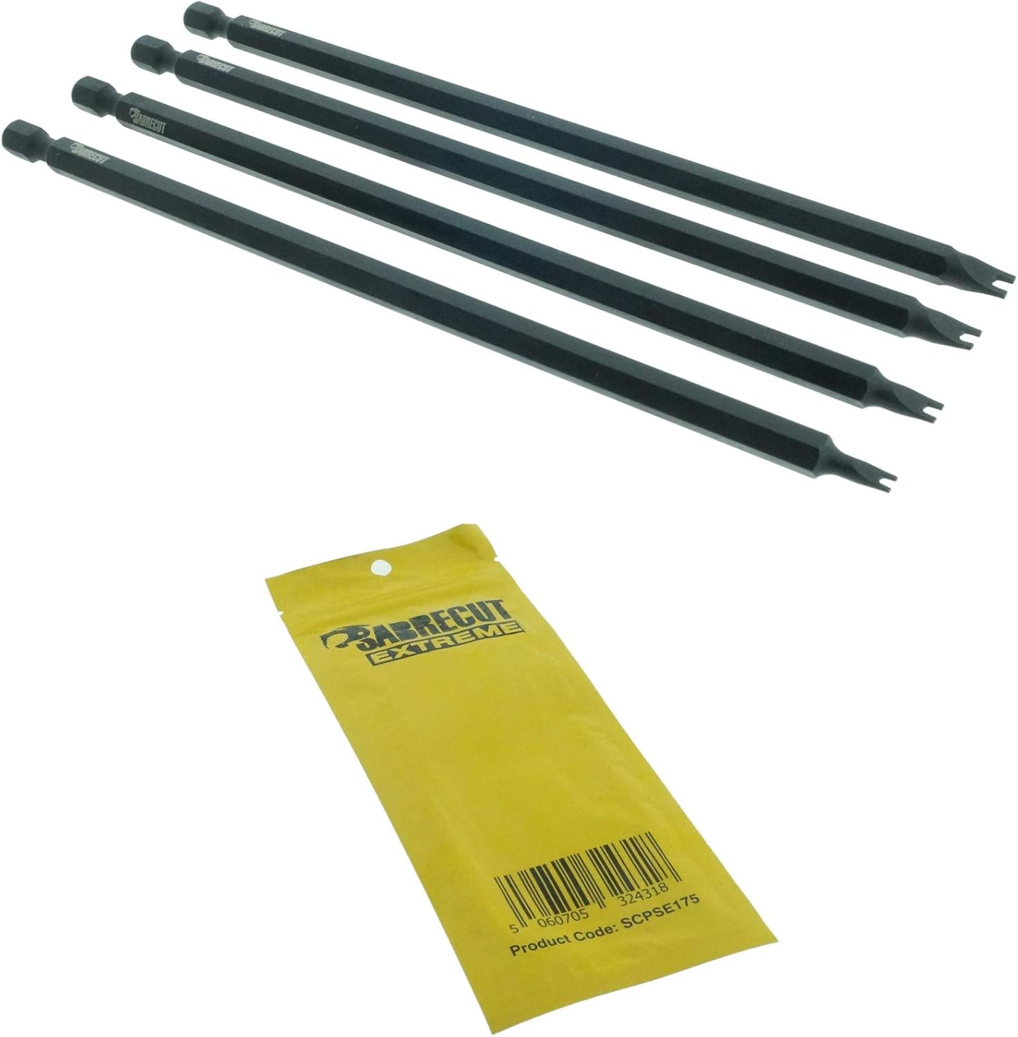 4 x SabreCut SCPSE175 Spanner Snake Eye Pigs Nose Security Screwdriver ...