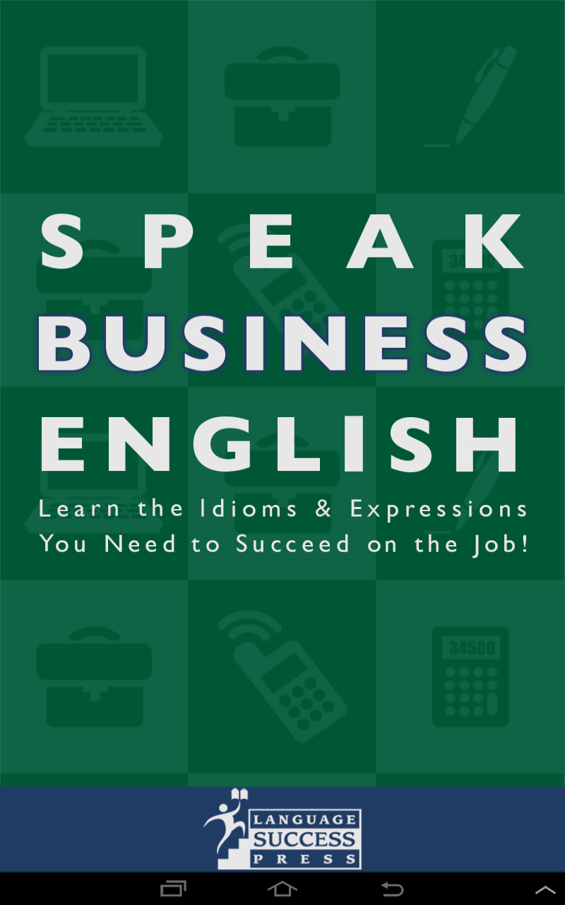 Speak Business English - App on Amazon Appstore