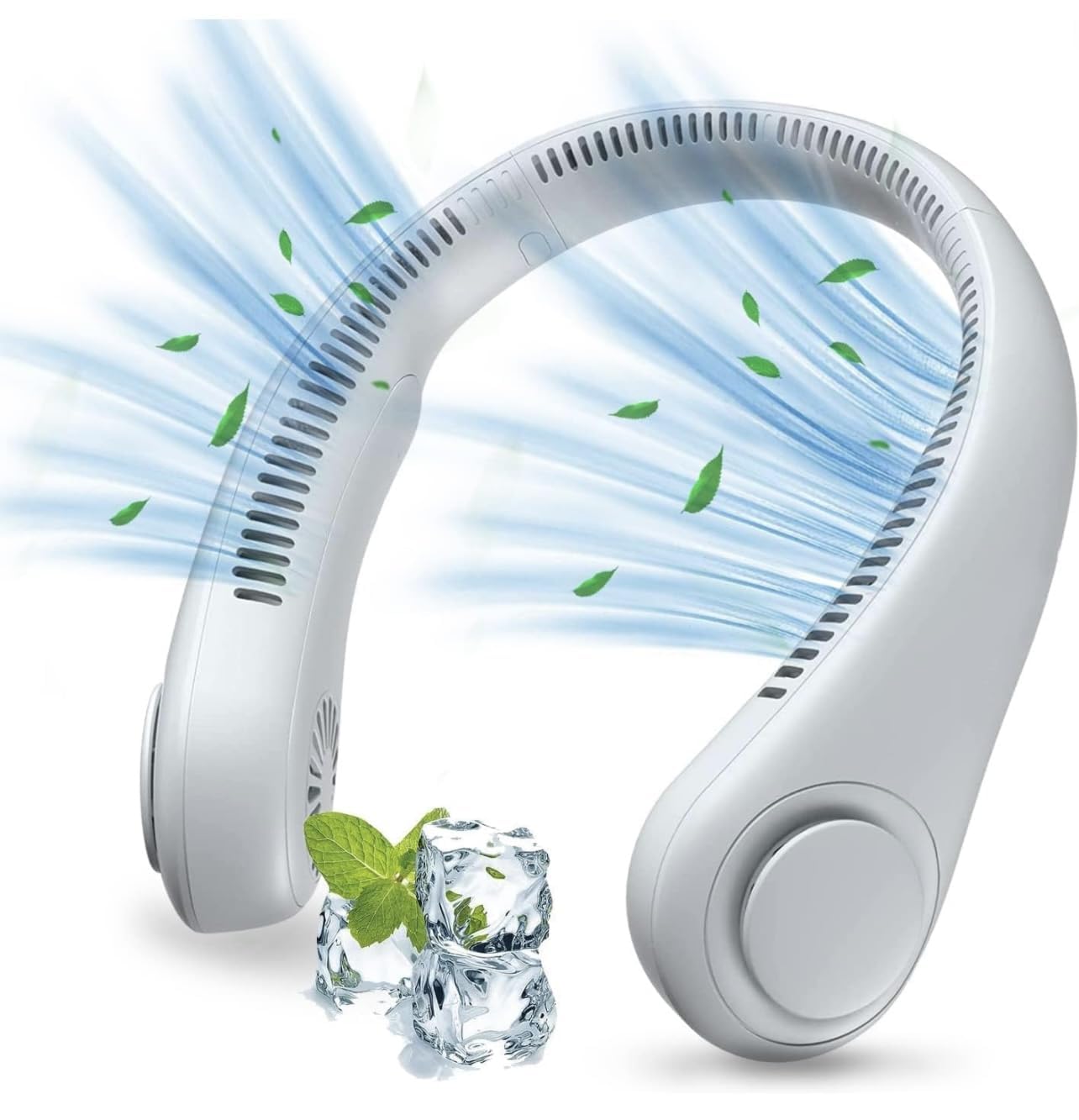 AHUJA INTERNATIONAL Portable Rechargeable Neck Fan, USB Charged ...