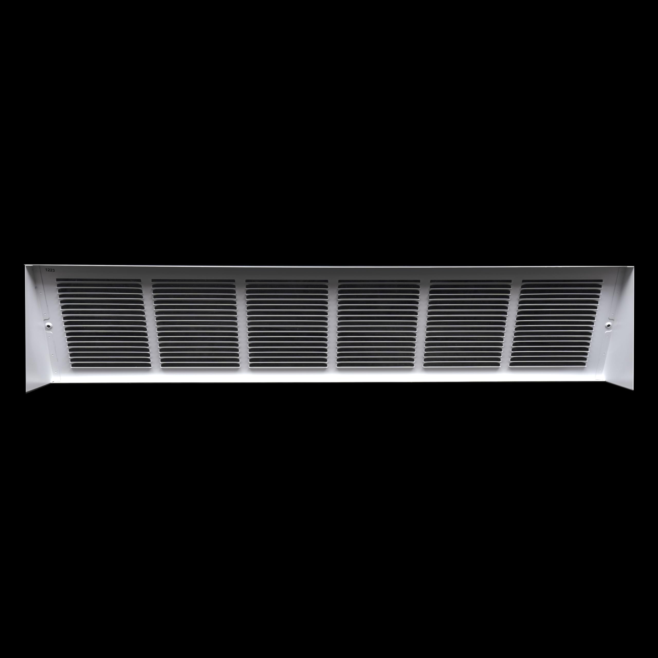 Snapklik.com : Fits 30x6 Duct Opening Steel Triangular Baseboard Return ...