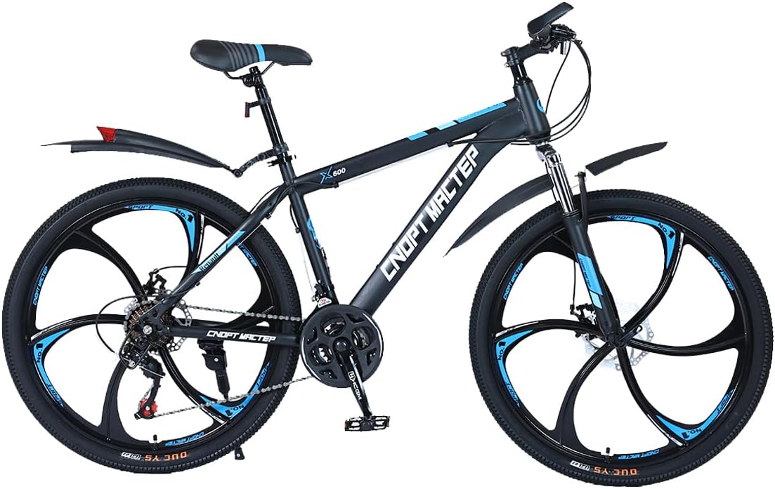 Amazon | CNOPT MACTEP マウンテンバイク 26インチ マウンテンバイク ユニ 21スピード フルサスペンションバイク ...