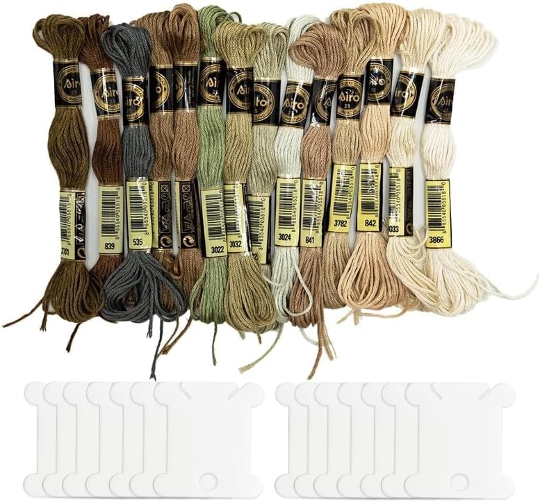 14 Skeins Per Pack Brown Embroidery Threads,Brown Thread,Sewing Thread ...