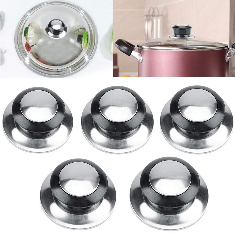 Amazon.com: Pot Lid Knob, 5Pcs Heat-Resistant Pot Pan Lids Knob ...