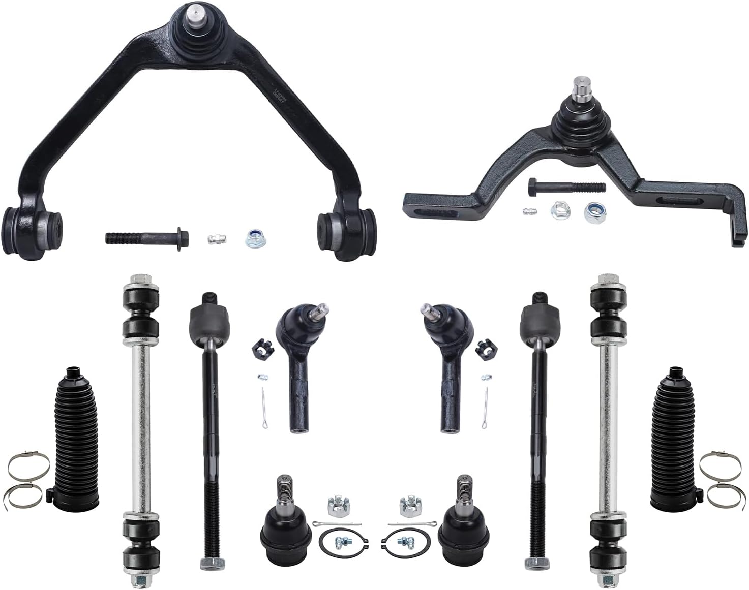 Amazon.com: Detroit Axle - Front 12pc Control Arms Kit for 01-03 Ford ...