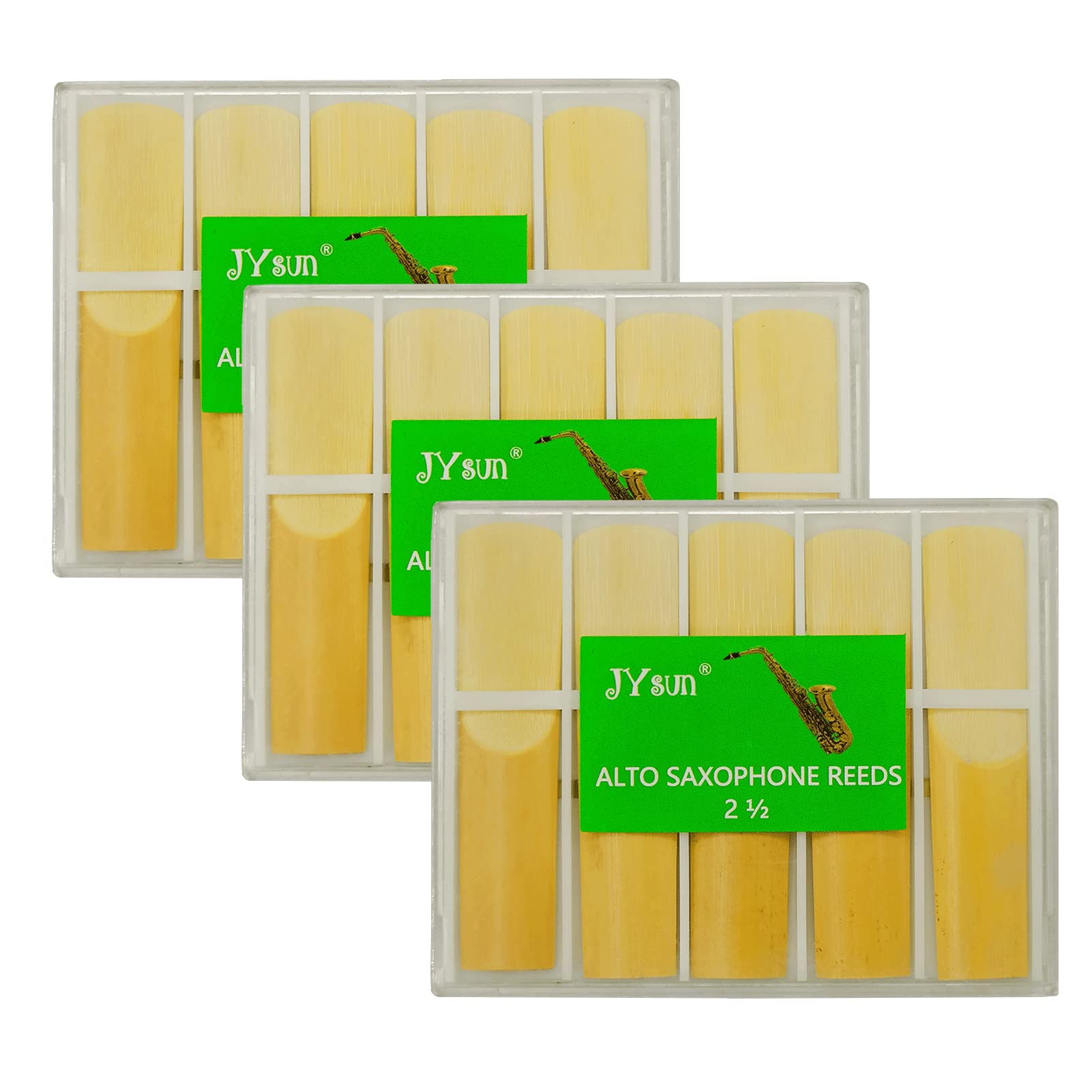 Amazon.com: Saxophone Reeds 2.5 Alto Sax 30pcs Reeds for Saxophone Alto ...