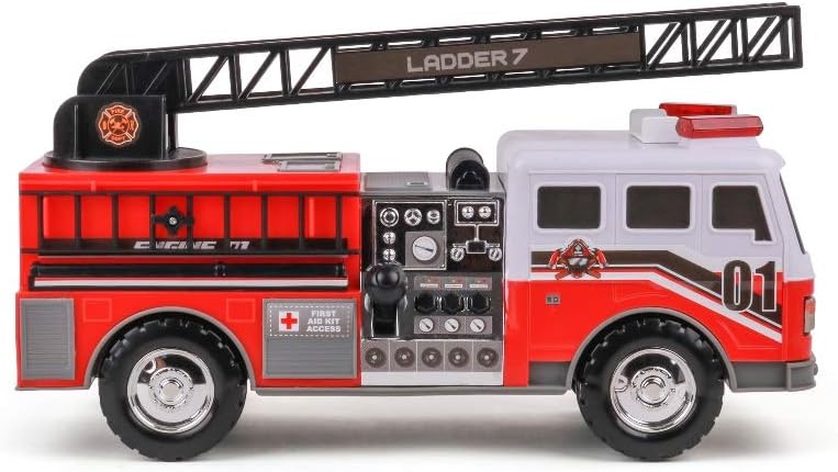 Mighty Fleet 57115a Fire Engine, Multi – TopToy