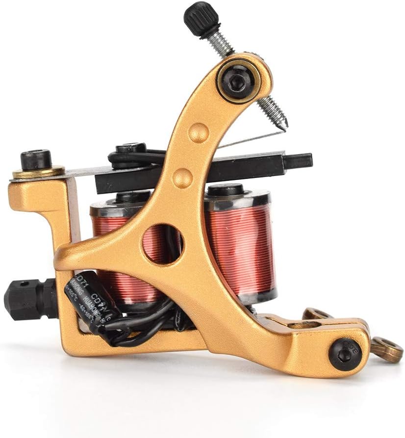 ATOMUS Tattoo Coil Gun Machine 10 Warps 6V 95Hz Alloy Shader Coil ...