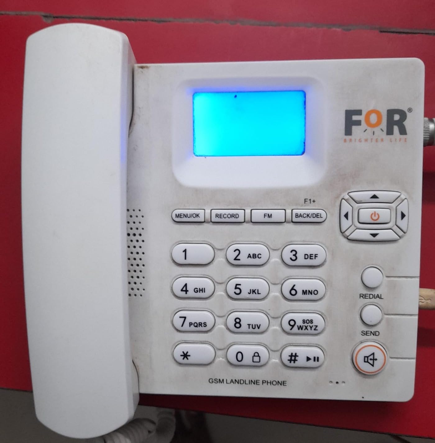 For Dual Sim F1+ GSM Fixed Wireless Corded & Cordless Landline Phone ...