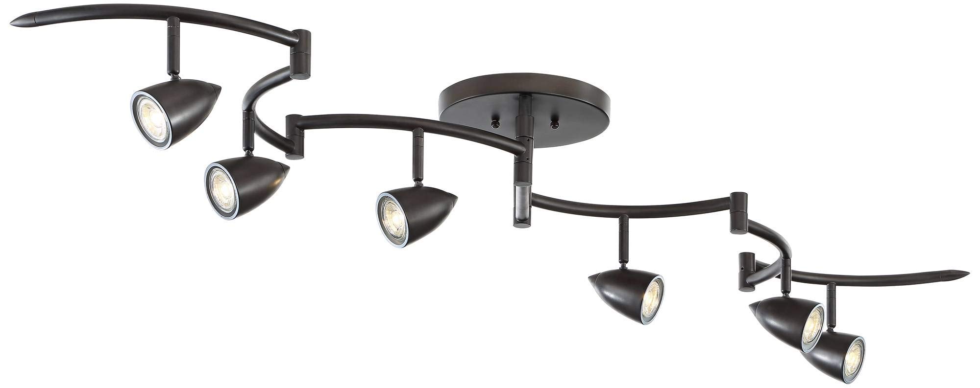 Lowes Bronze Track Lighting Edit Grid 6 Light Adjustable Ceiling