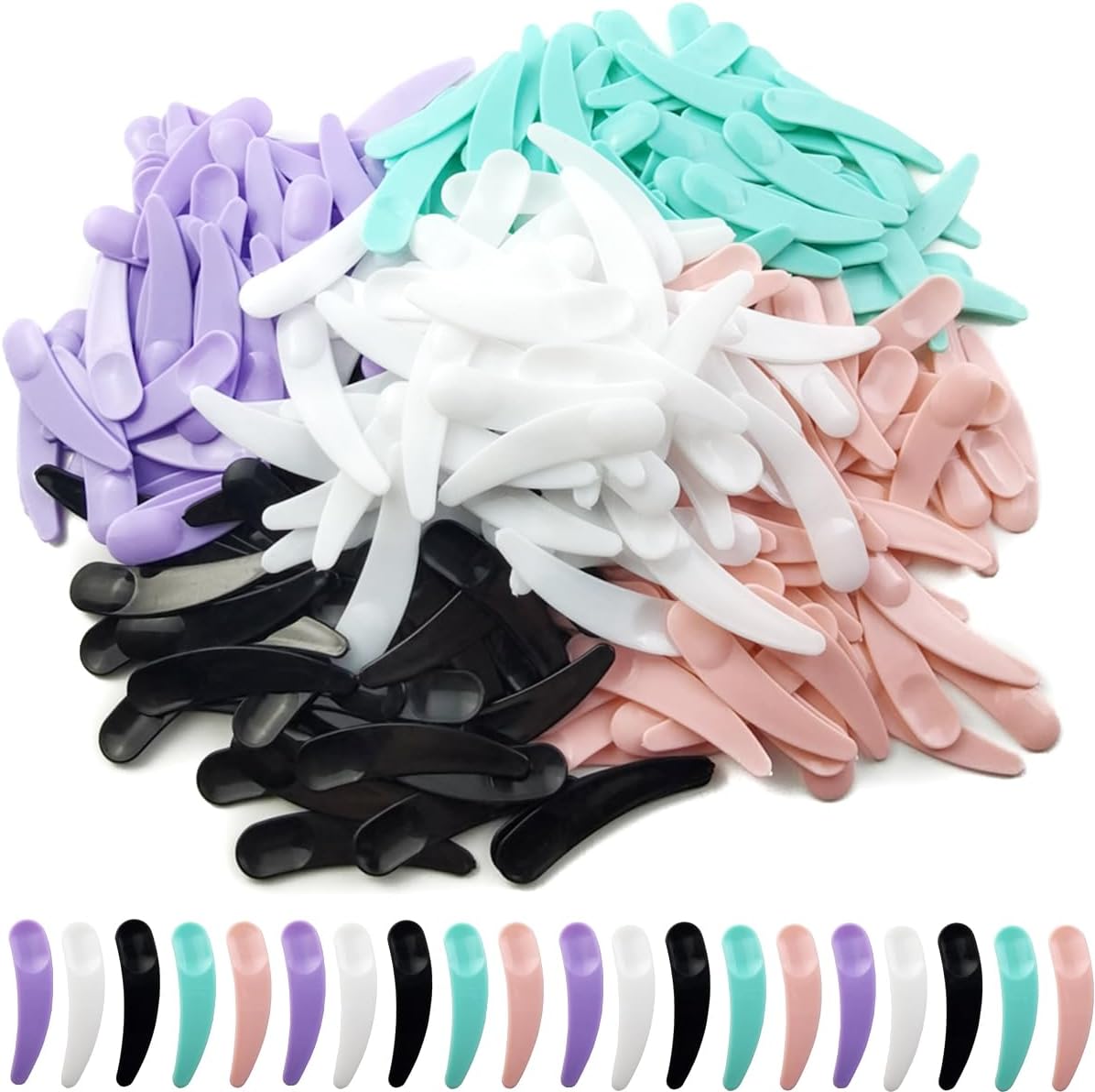 Amazon.com : RONYOUNG 300PCS Mini Spatula for Cosmetics, Bulk ...