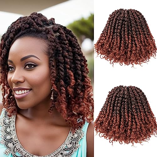 Short Passion Twist Hair Pretwisted Passion Twist Crochet Hair Deep ...