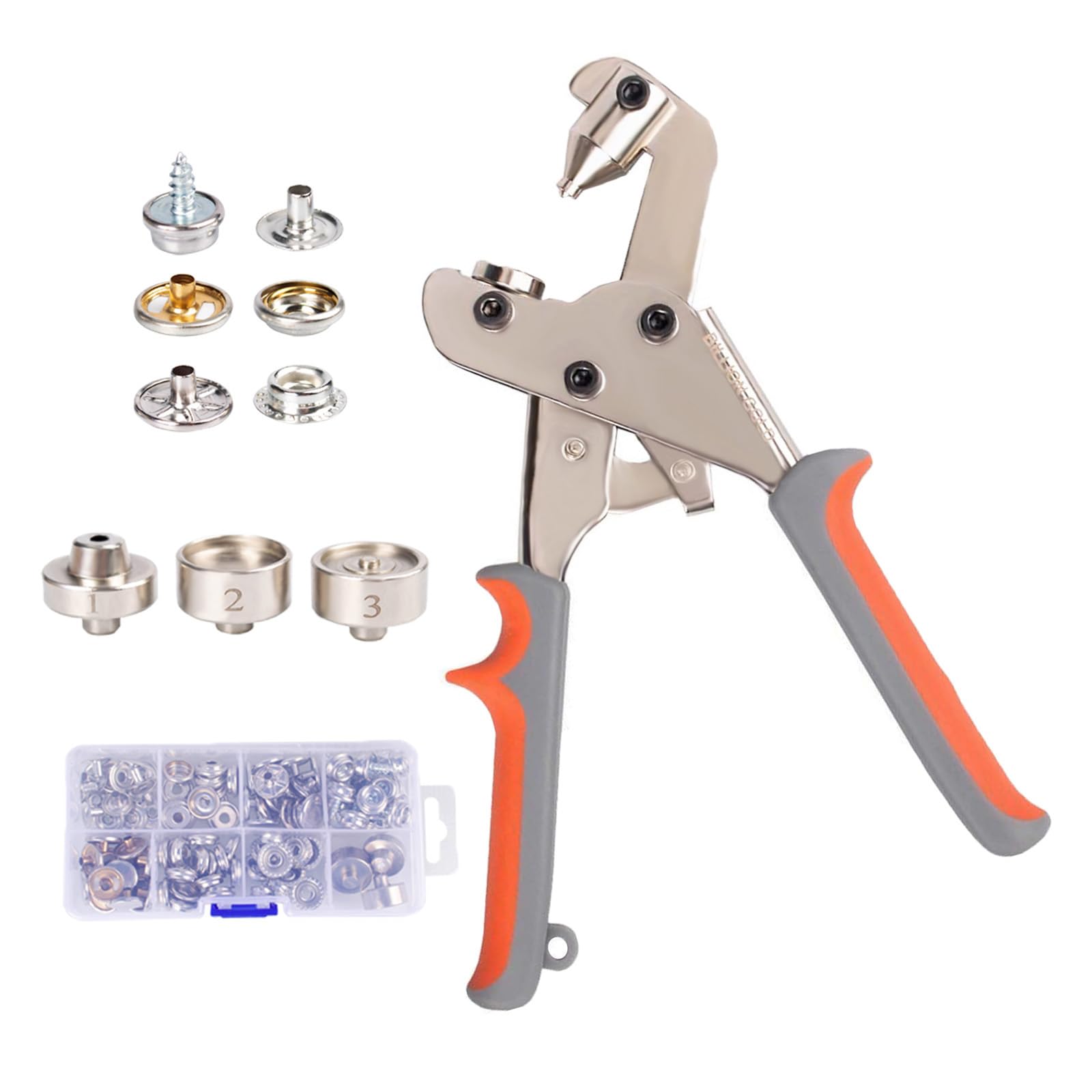 Amazon.com: Snap Fastener Tool, BILLION GOLD Canvas Snap Kit, Heavy ...