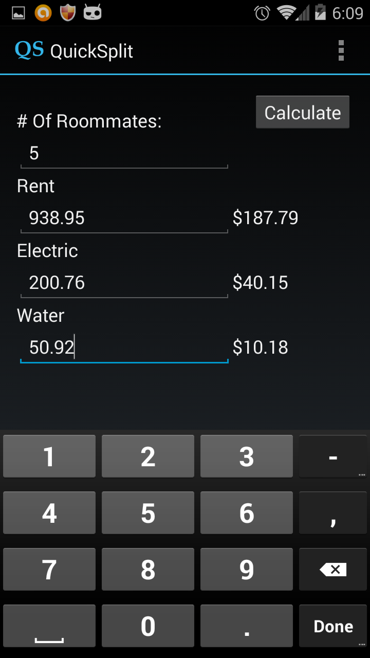 QuickSplit - App on Amazon Appstore