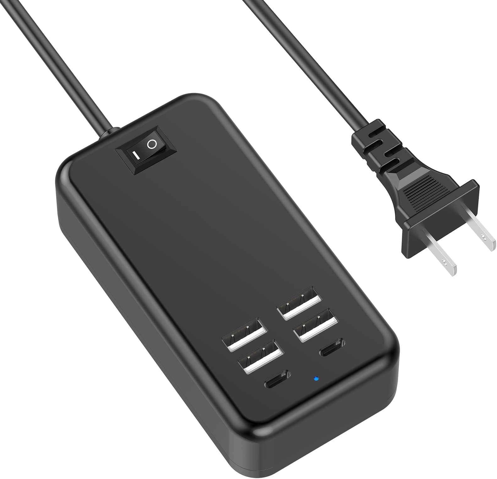 Amazon.com: Multiport USB Charger, 6 Port USB Charging Station for ...